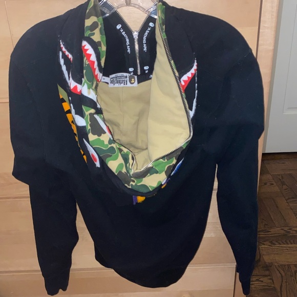 Bape | Shirts | Bape Camouflage Fullzip Hoodies 2 Hoods | Poshmark